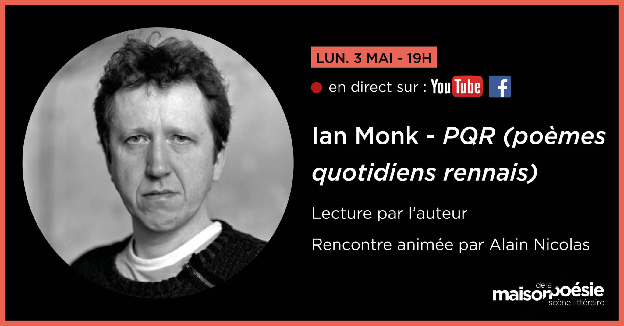 Ian Monk à la Maison de la poésie de Paris - Éditions isabelle sauvage ...
